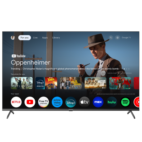 Element 55” 4K UHD HDR Smart Google TV, with 144Hz, Dolby Atmos ...