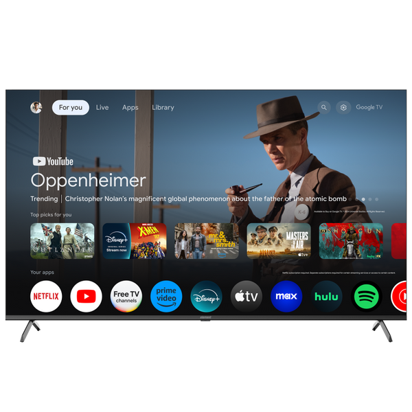 Element 65” 4K UHD HDR Smart Google TV, with 144Hz, Dolby Atmos ...